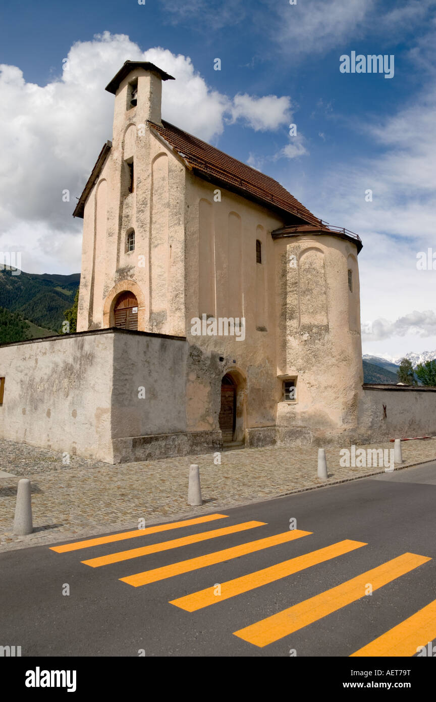 Monastery in Mustair Stock Photo - Alamy
