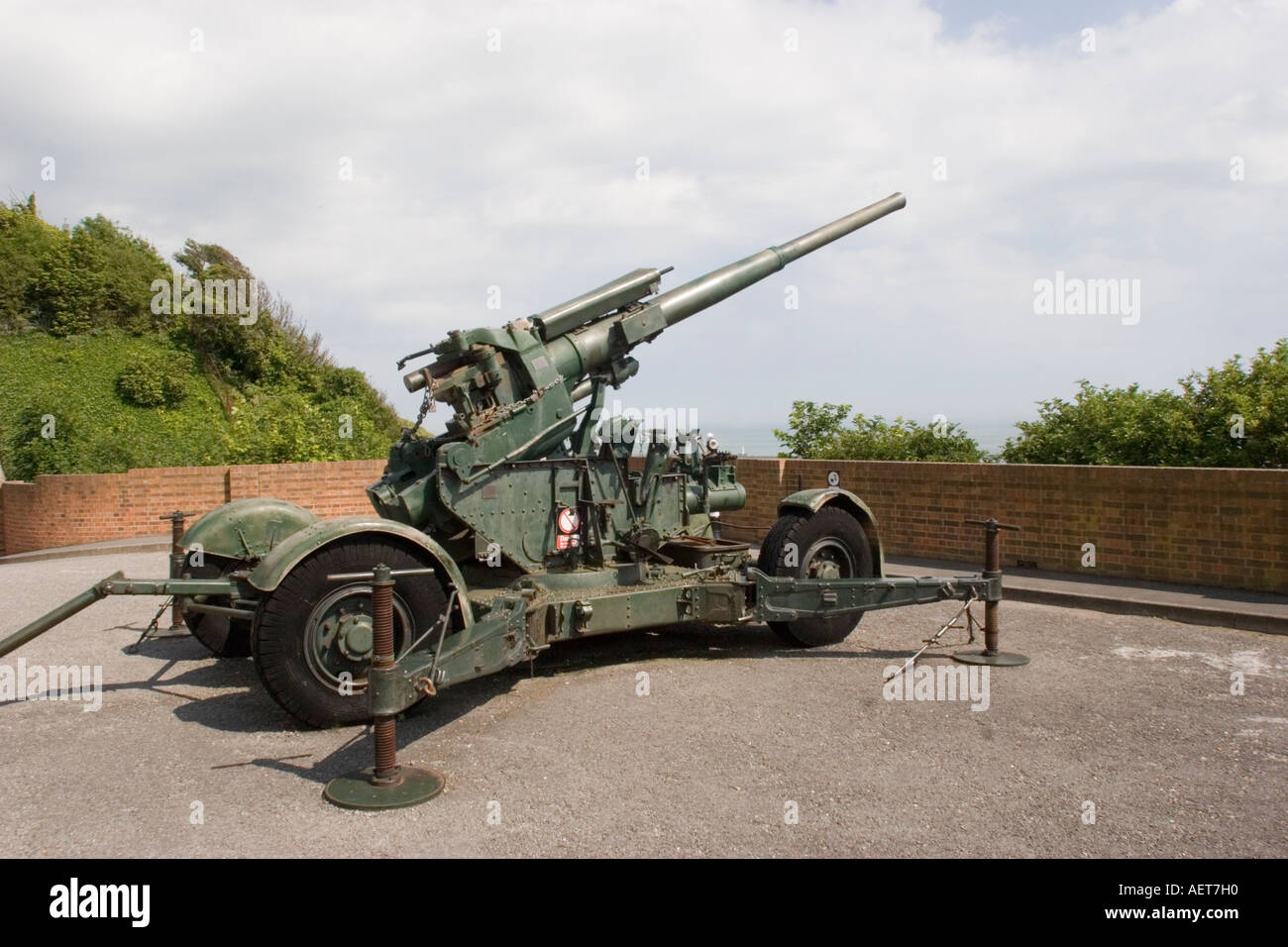 Gun in Grounds of Dover Castle Kent UK Stock Photo - Alamy