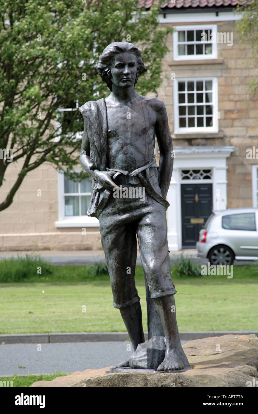 The Statue of young James Cook by Nicholas Dimbleby Great Ayton North ...