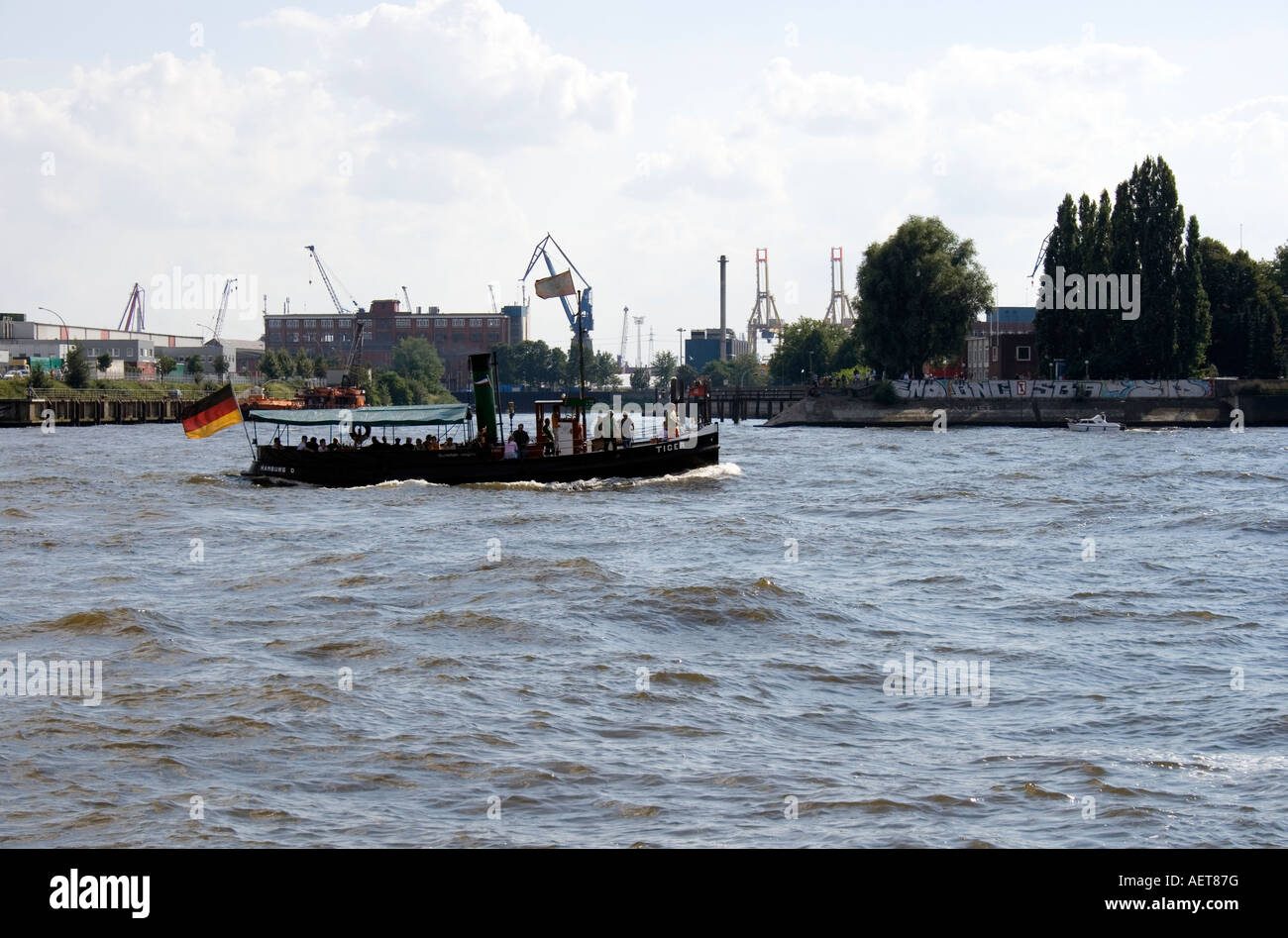 Historical Steam Tug "Tiger Stock Photo - Alamy