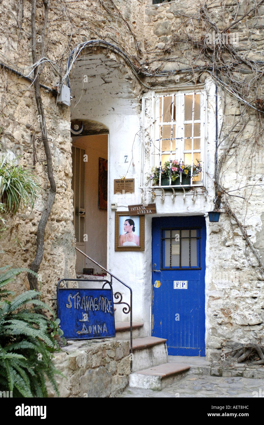 Artists village old bussana vecchia hi-res stock photography and images ...
