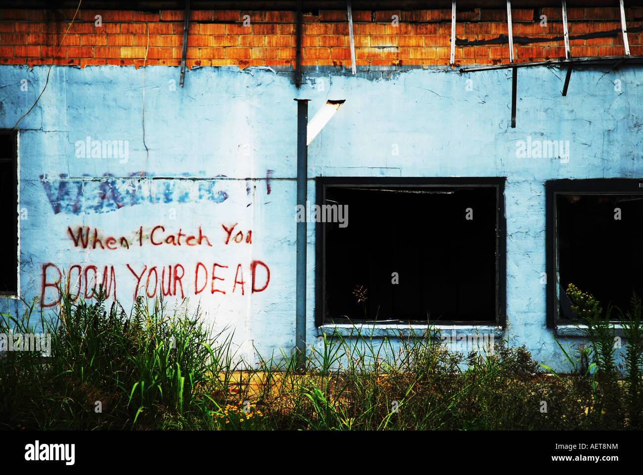 Sign on a vacant building near England, Arkansas Stock Photo - Alamy