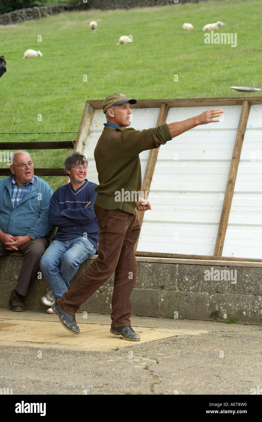 Quoits Match at Glaisdale North Yorkshire Moors National Park England ...