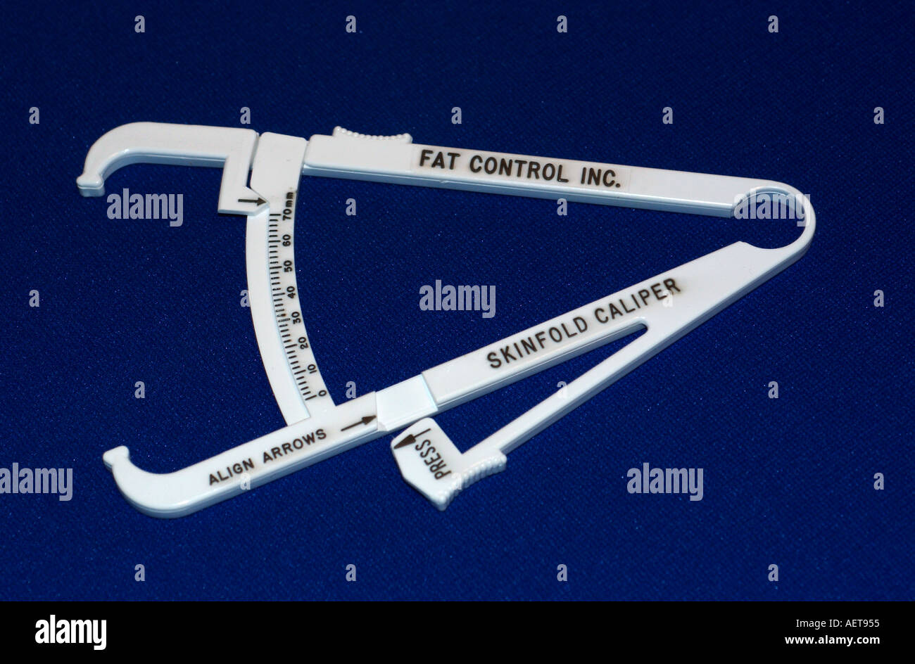skinfold calipers used to estimate body fat Stock Photo - Alamy