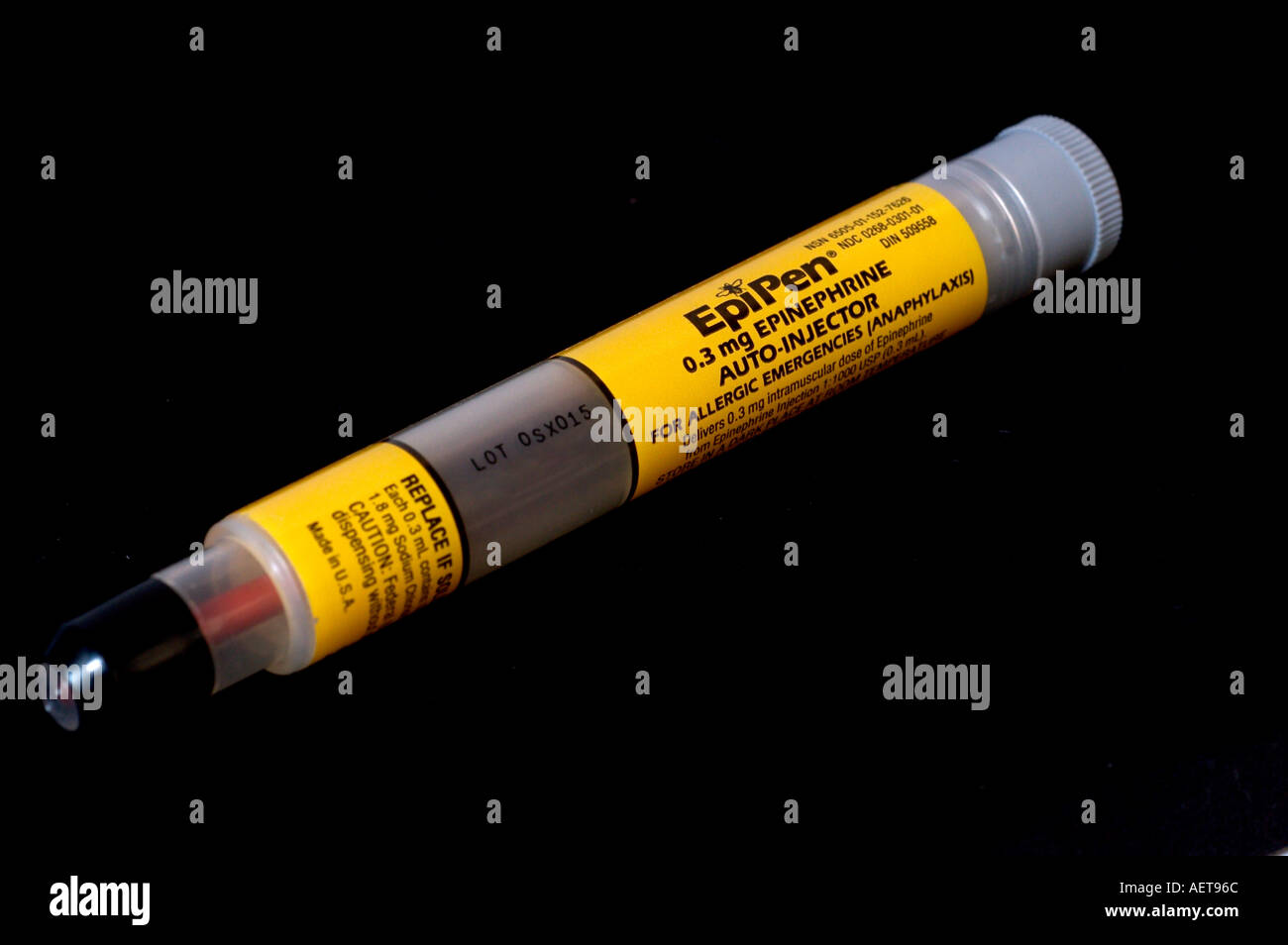 epipen epinephrine auto injector pen Stock Photo - Alamy