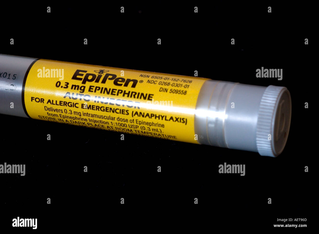 epipen epinephrine auto injector pen Stock Photo - Alamy