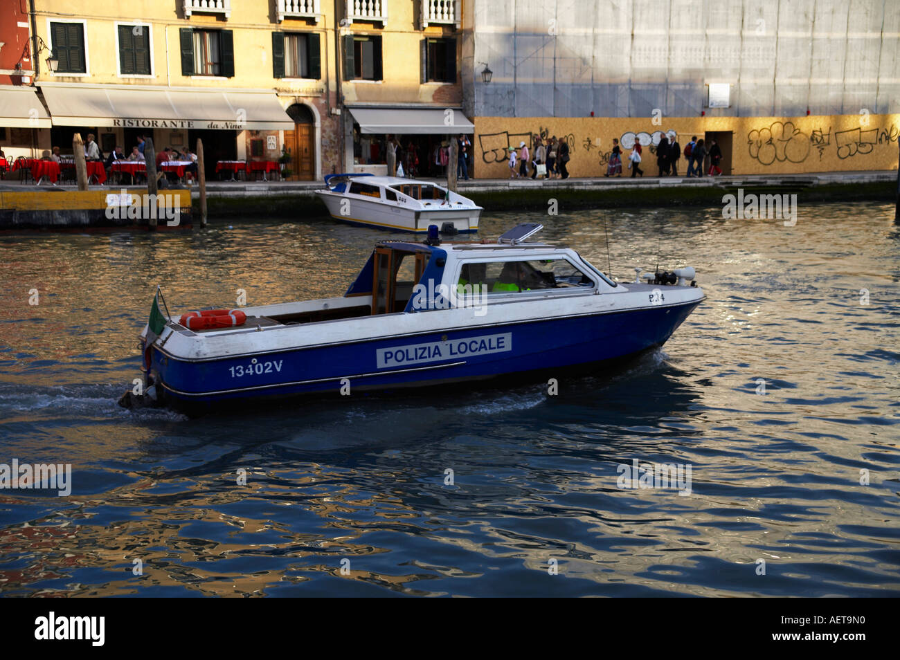 Police launch venice hi-res stock photography and images - Alamy