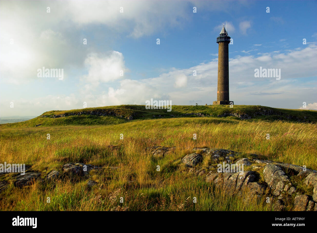Waterloo Tower Peniel Heugh Scottish Borders Stock Photo - Alamy