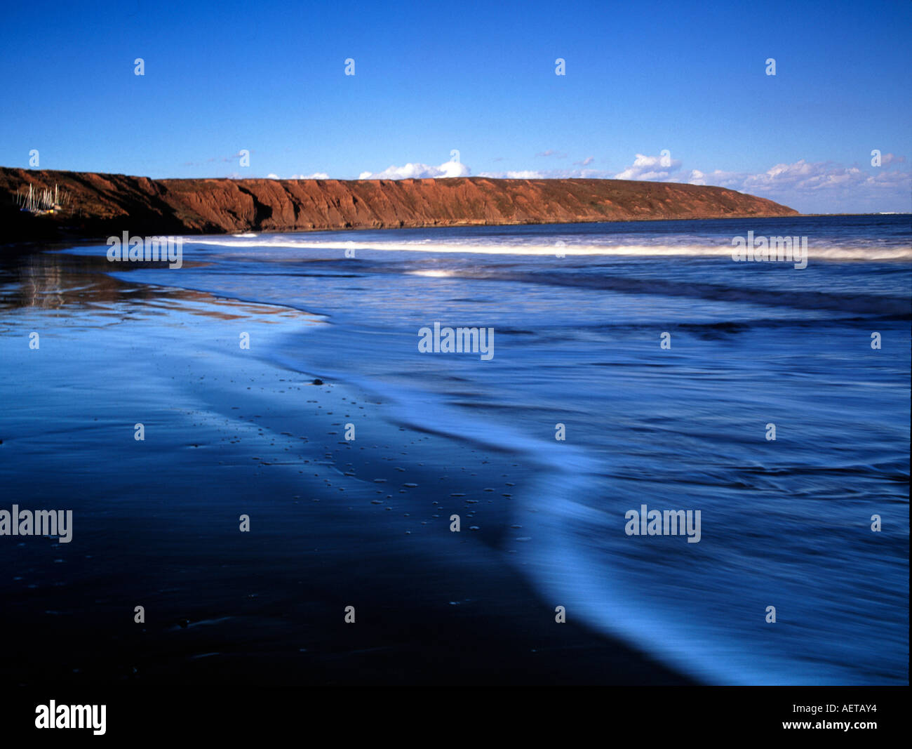 Filey Beach and Brigg North Yorkshire Coast England Stock Photo - Alamy