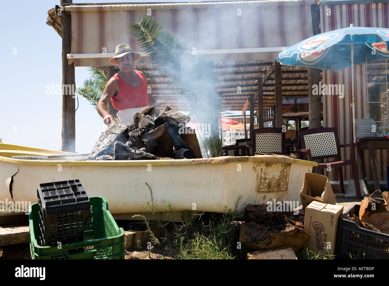 The Beach Cook Stock Photo - Alamy