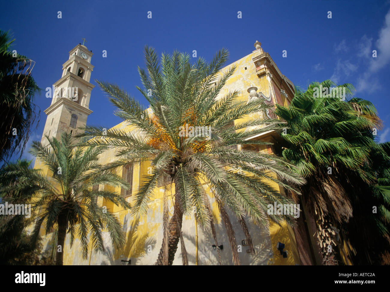 Church in Jaffa Israel Stock Photo - Alamy