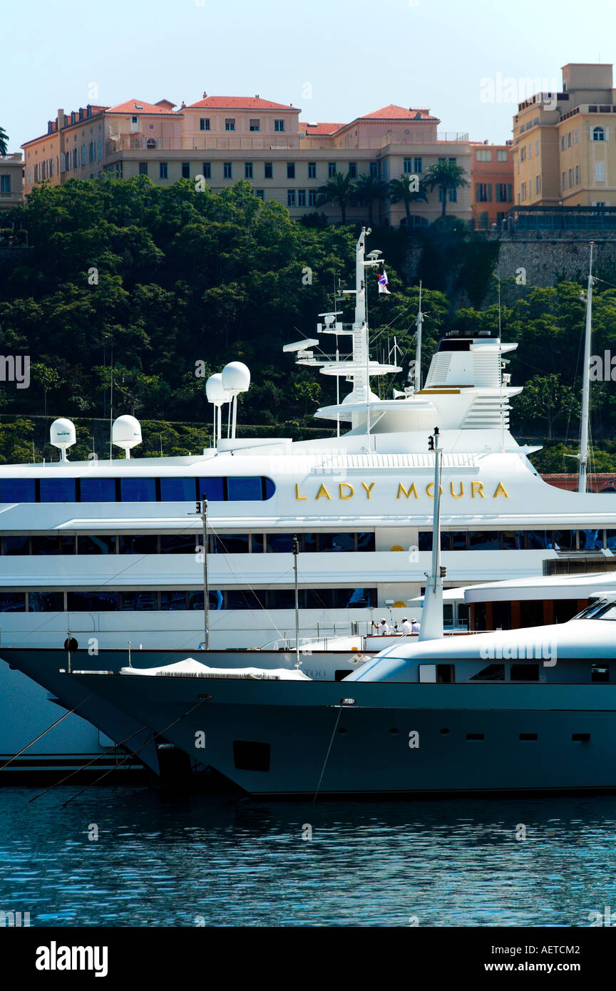 Lady moura private yacht hi-res stock photography and images - Alamy