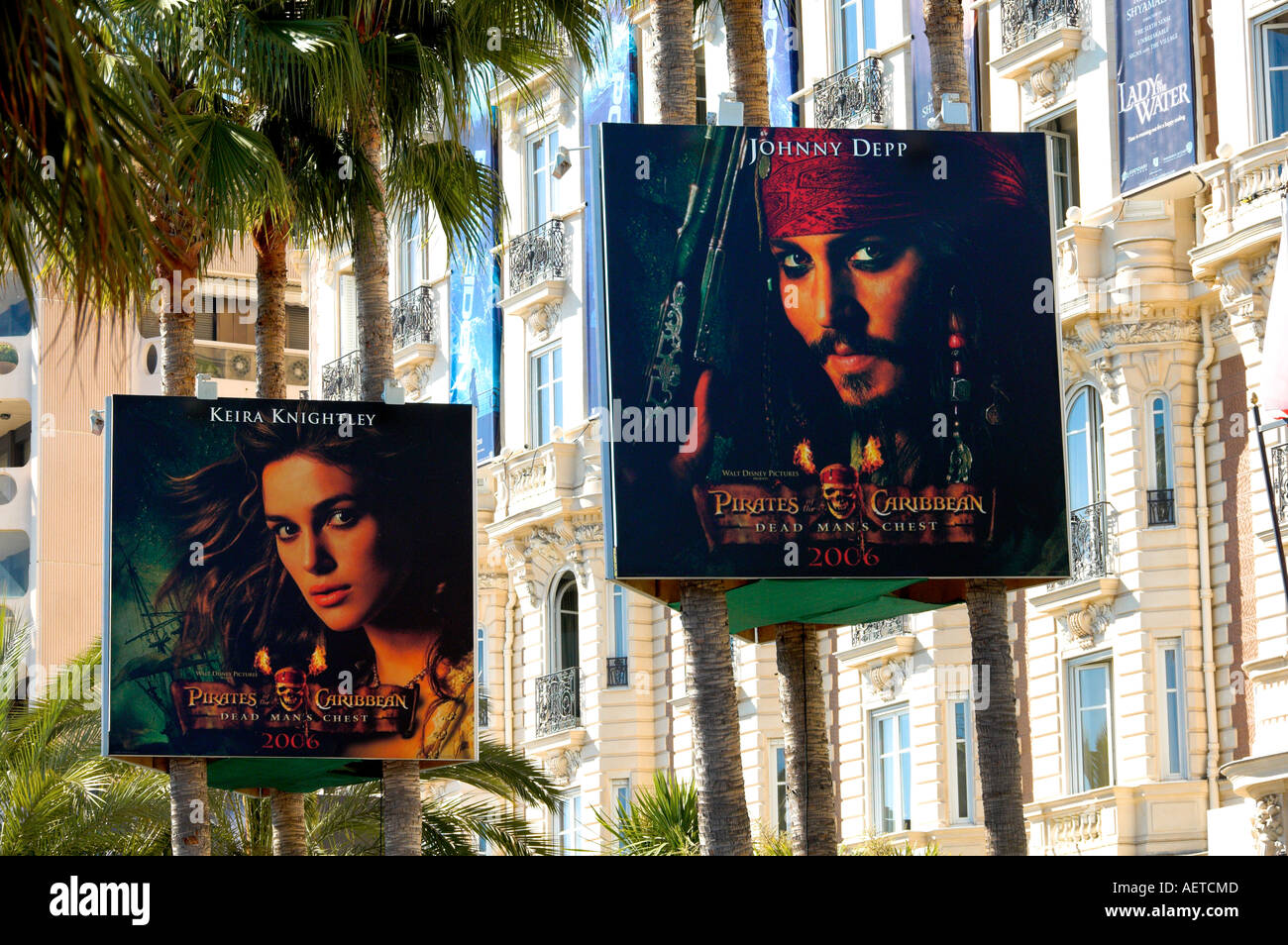 Posters at Cannes Film Festival 2006 EDITORIAL USE ONLY Stock Photo - Alamy