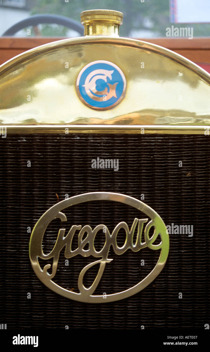 Detail from classic Gregoire car Stock Photo - Alamy