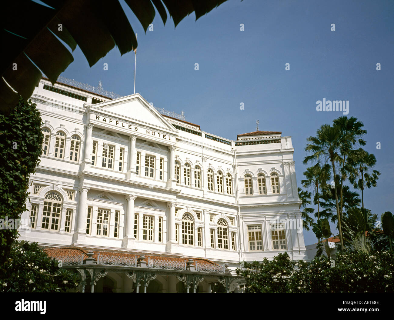 Singapore Raffles Hotel Stock Photo - Alamy
