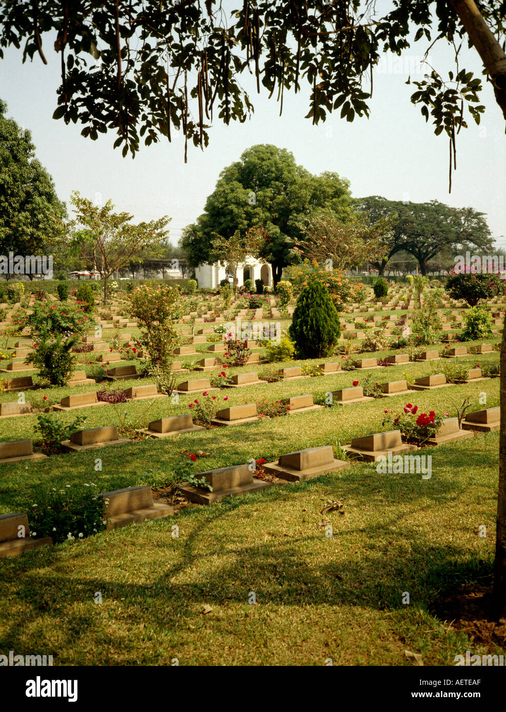 Tour kanchanaburi war cemetery hi-res stock photography and images - Alamy