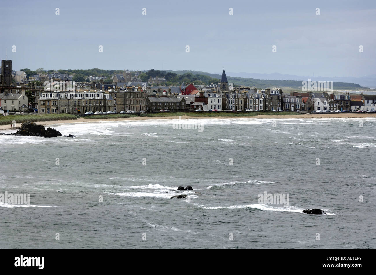 view of West Bay Beach North Berwick East Lothian,Scotland,UK Stock ...