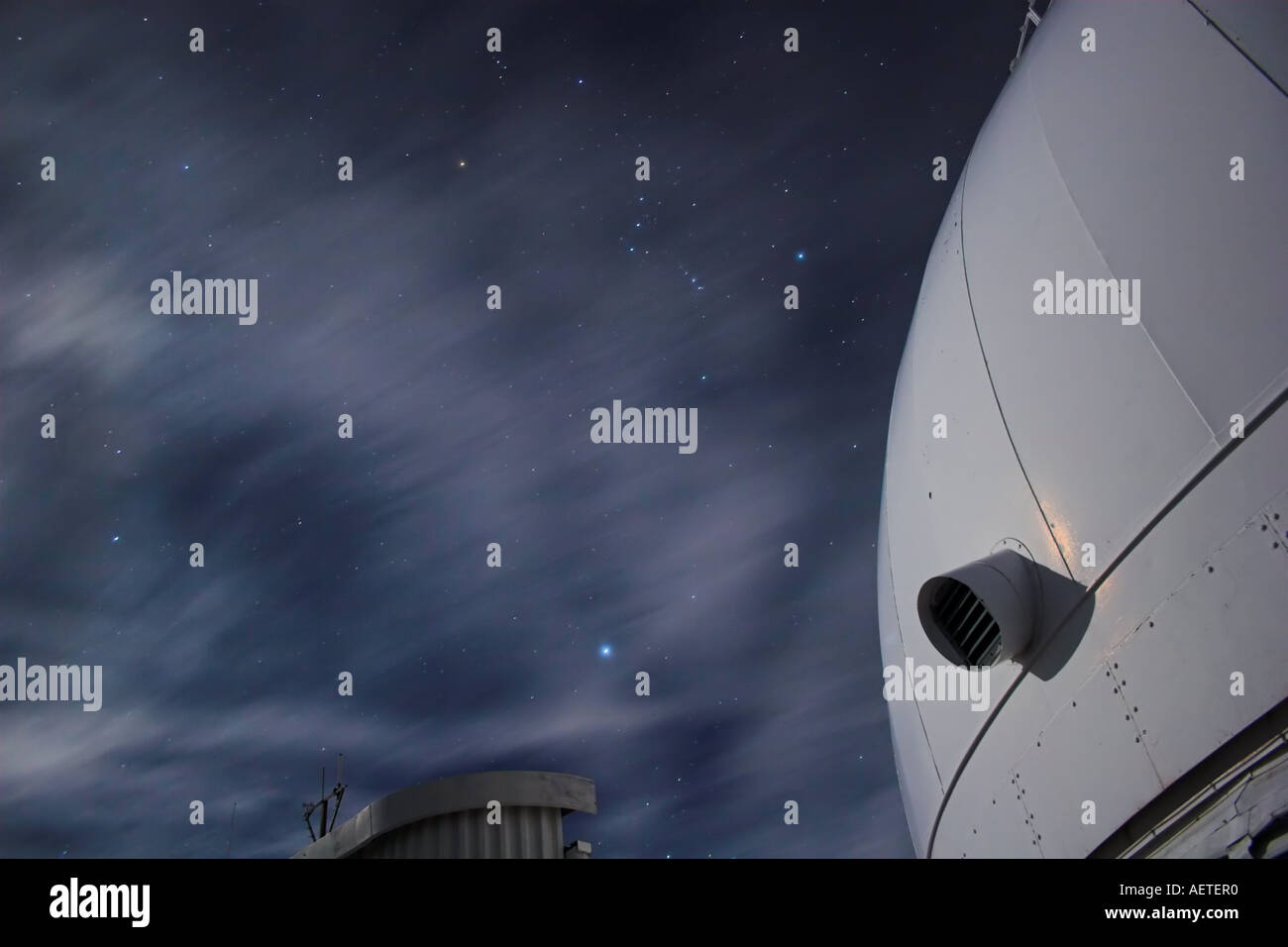 Telescopes at the top of the world Stock Photo - Alamy