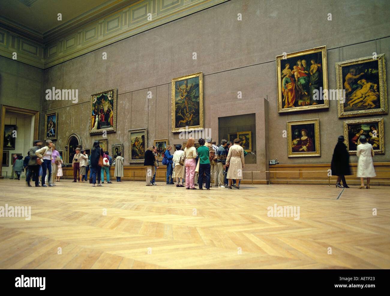 The Louvre Museum interior Paris France Stock Photo - Alamy