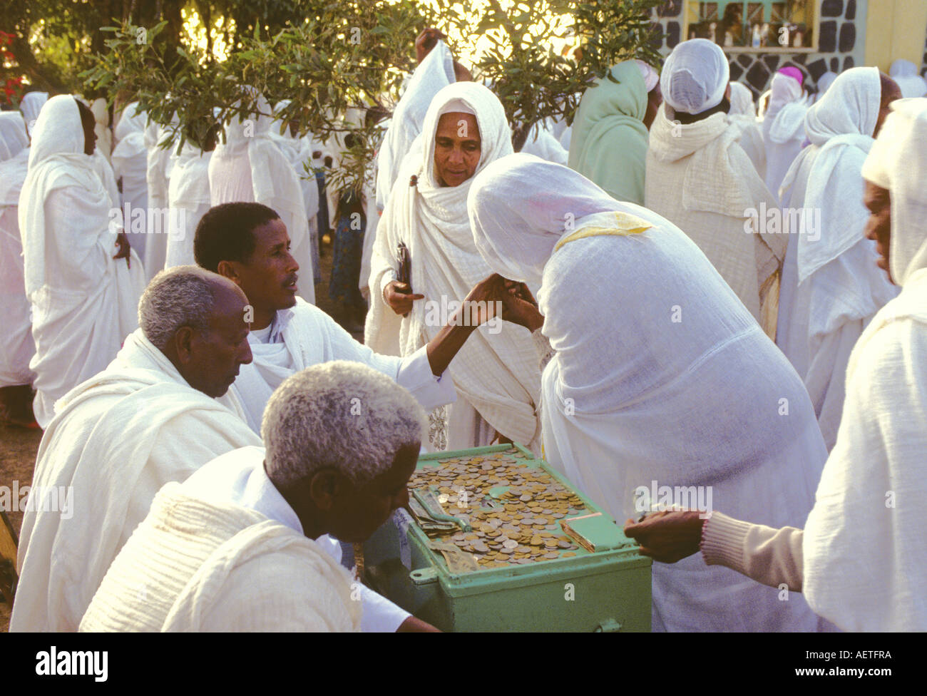 Eritra : A gathering for he feast of Epiphany Stock Photo - Alamy