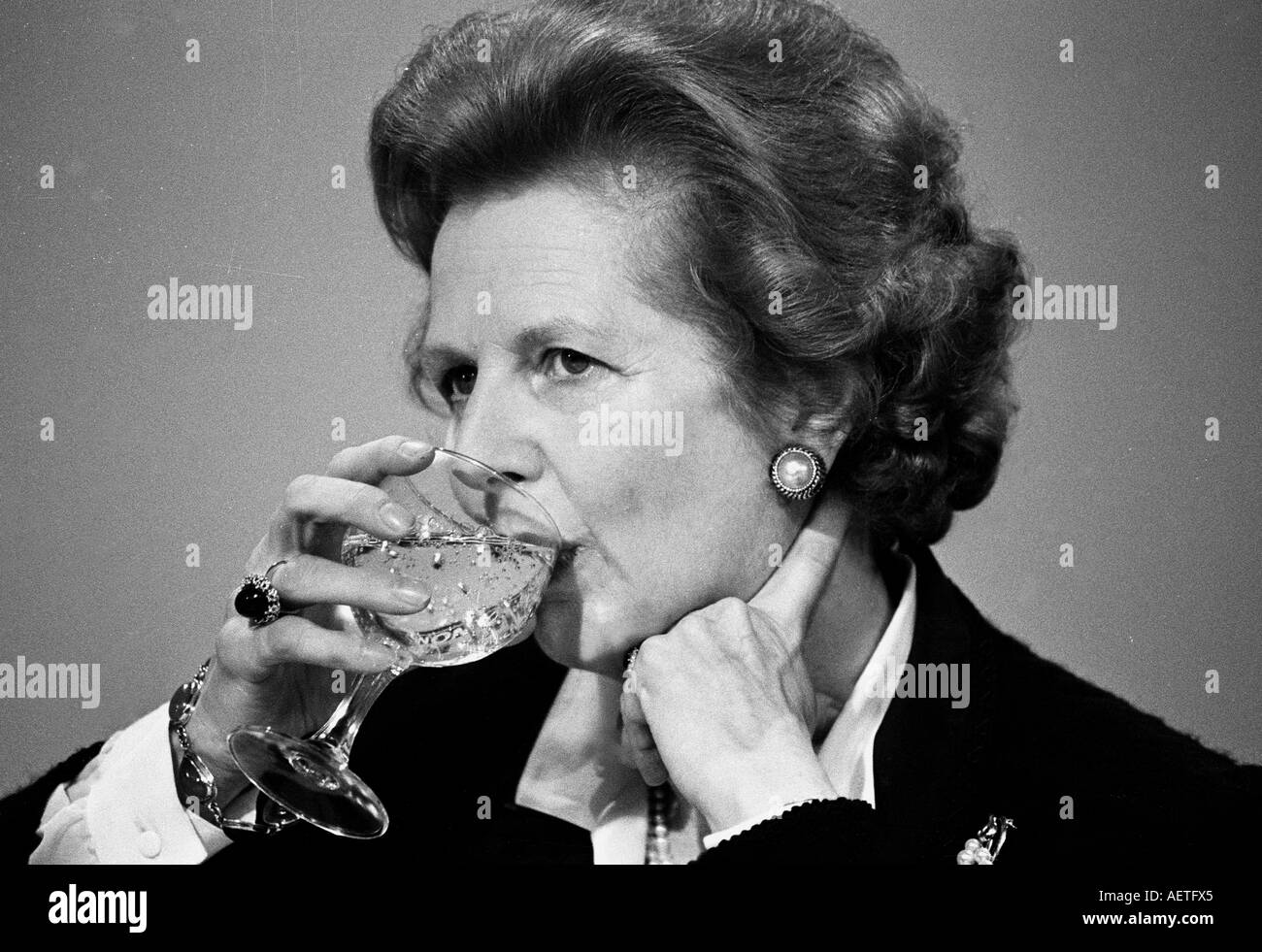 Margaret thatcher Black and White Stock Photos & Images - Alamy