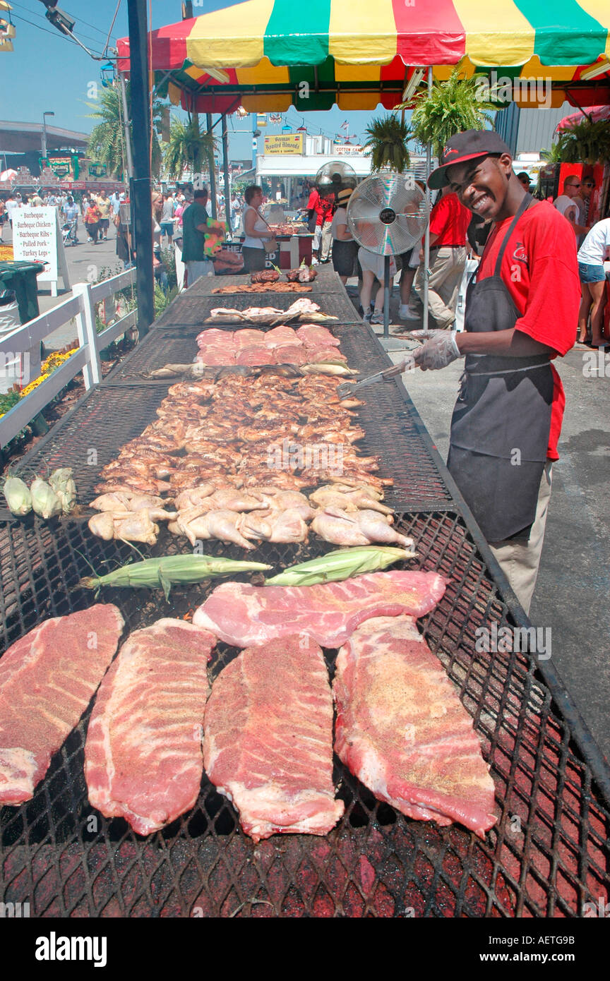 Beef Turkey Chicken and other food for eating at the Ohio State Fair in ...