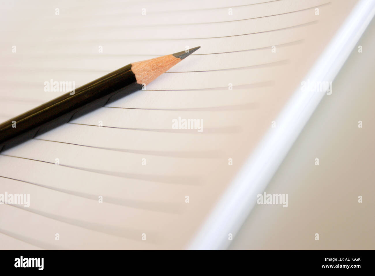 Paper pencil closeup blur hi-res stock photography and images - Alamy