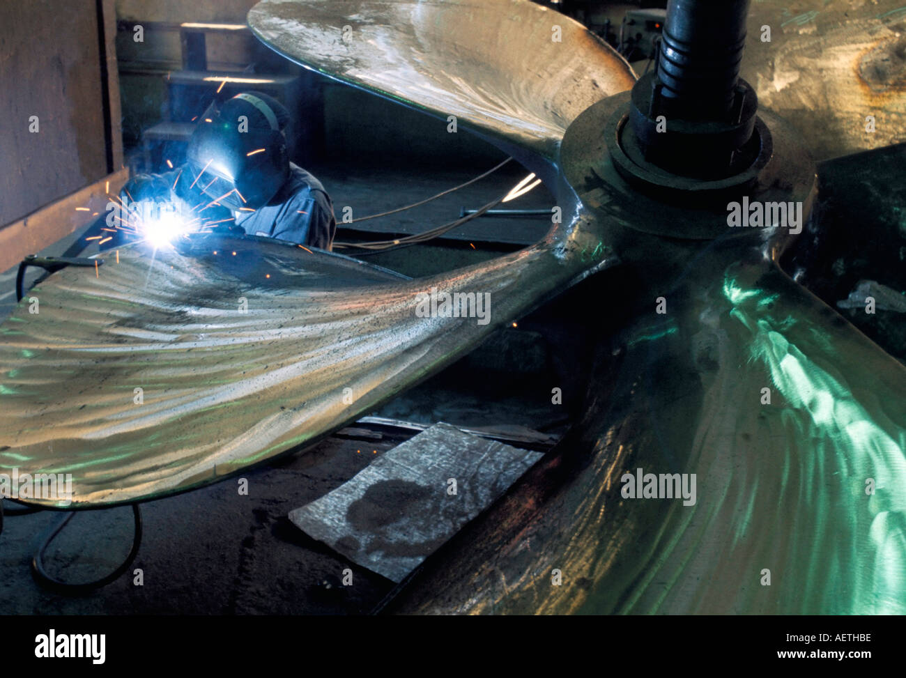 Welding propeller marine industry Seattle Washington United States of ...