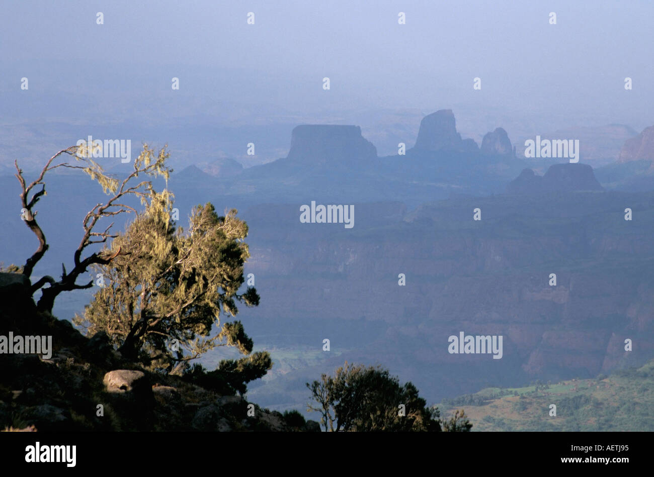 Mountain scenery near Sankaber Simien Mountains National Park UNESCO ...