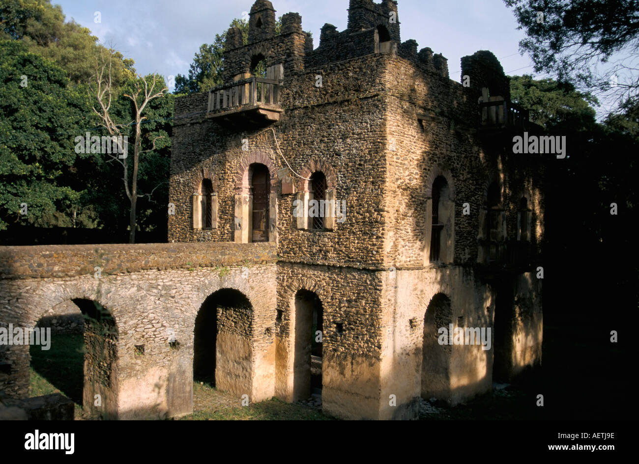The Pavilion of Delight built for King Fasilidas Gondar Ethiopia Africa ...