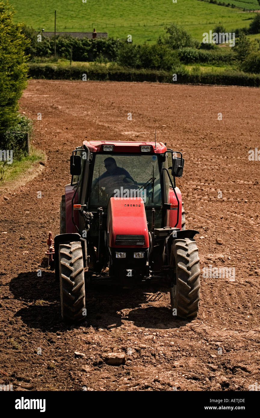 Early summer farming in Powys mid Wales Stock Photo - Alamy