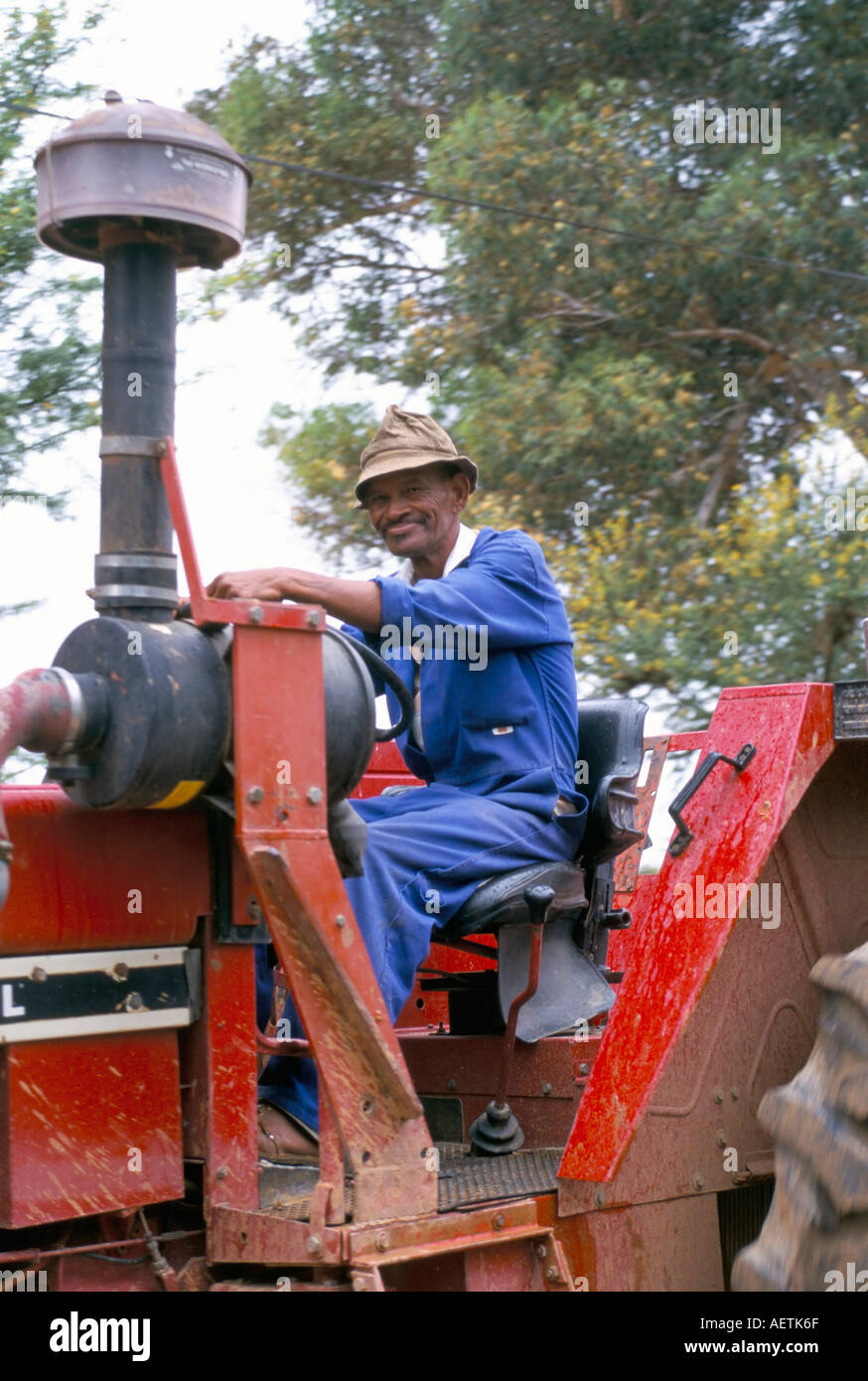 Farm tractor south africa african worker hi-res stock photography and ...