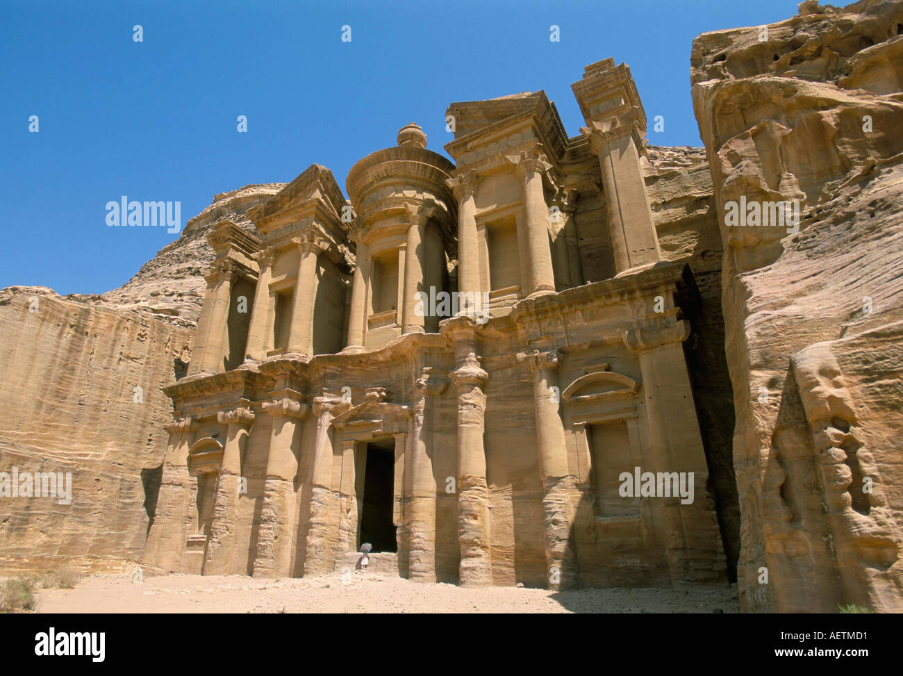 El Deir Ed Deir the Monastery Petra UNESCO World Heritage Site Jordan ...