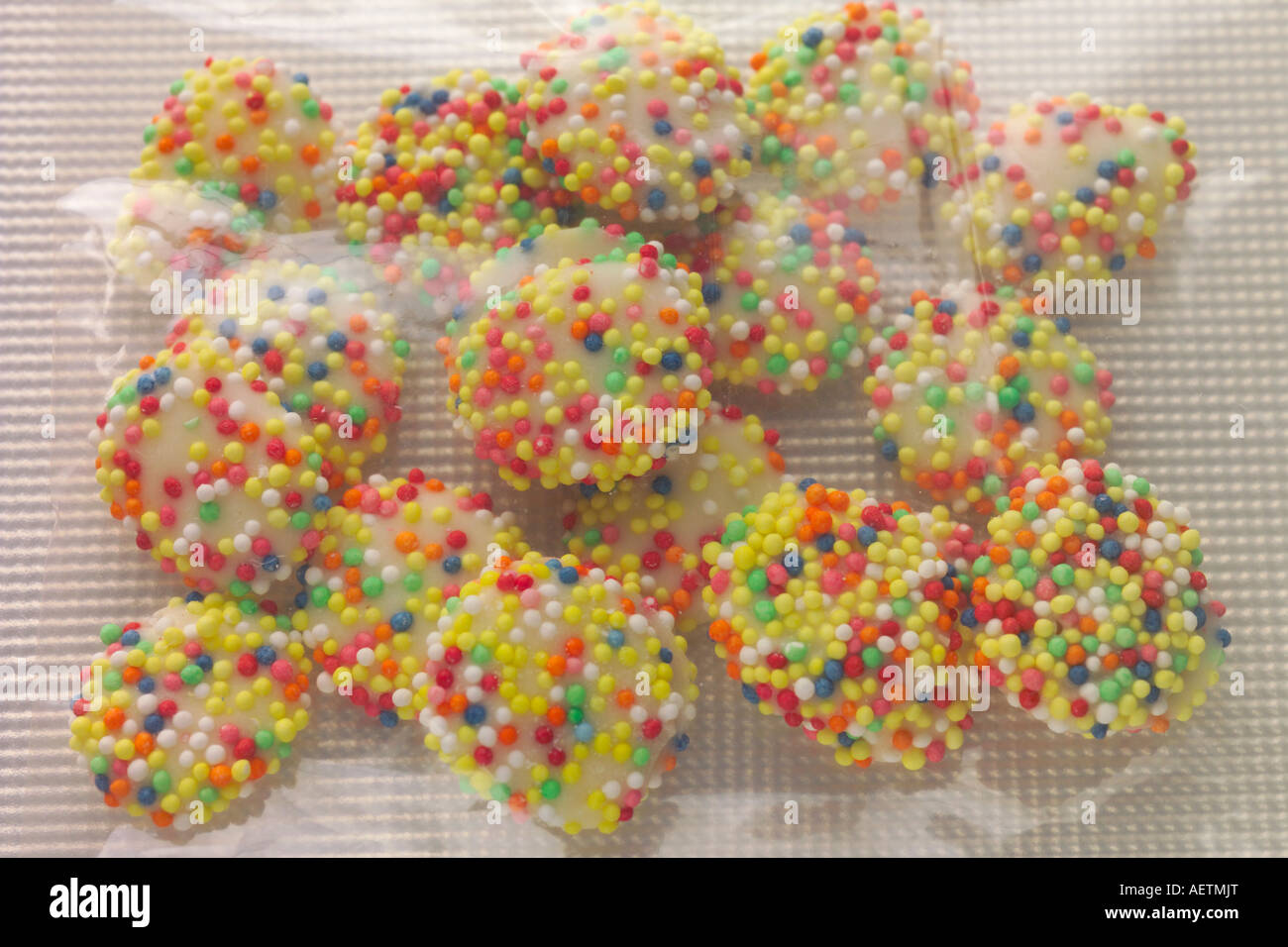 snowies (sweets) in a plastic bag Stock Photo - Alamy