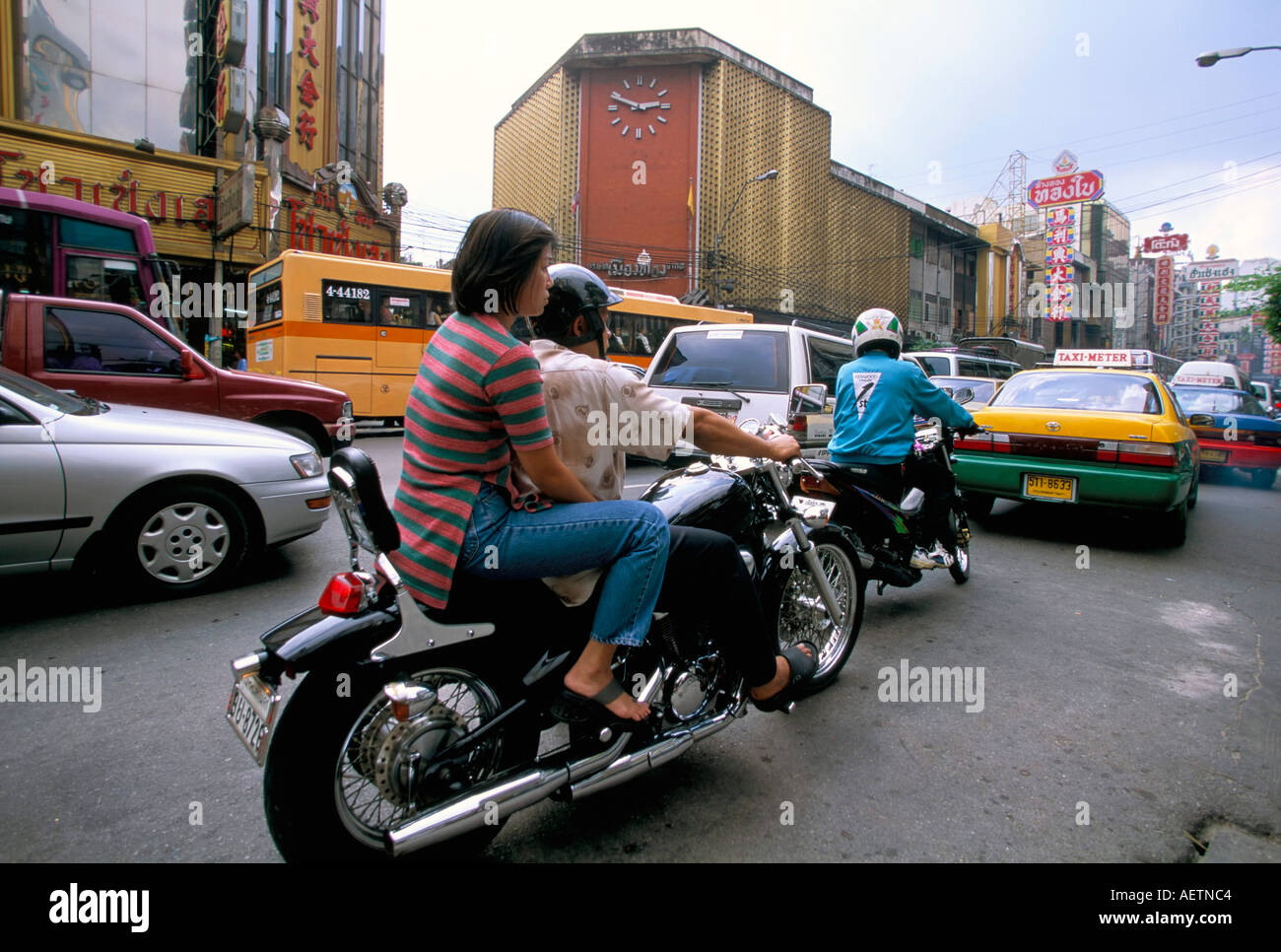 Traffic Bangkok Thailand Southeast Asia Asia Stock Photo - Alamy