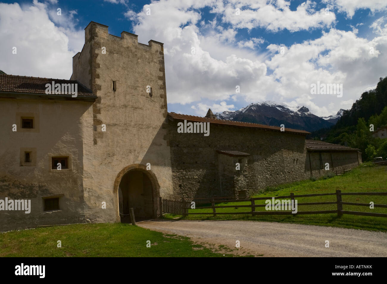 Monastery in Mustair, Switzerland Stock Photo - Alamy