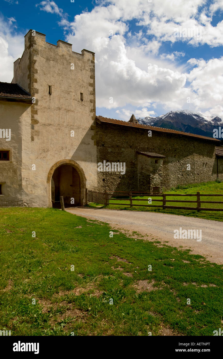 Monastery in Mustair, Switzerland Stock Photo - Alamy