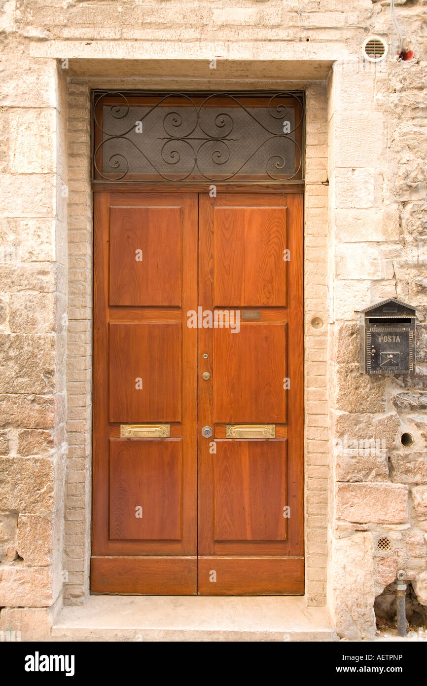 Doorway in Assisi Italy An UNESCO World Heritage site Stock Photo - Alamy