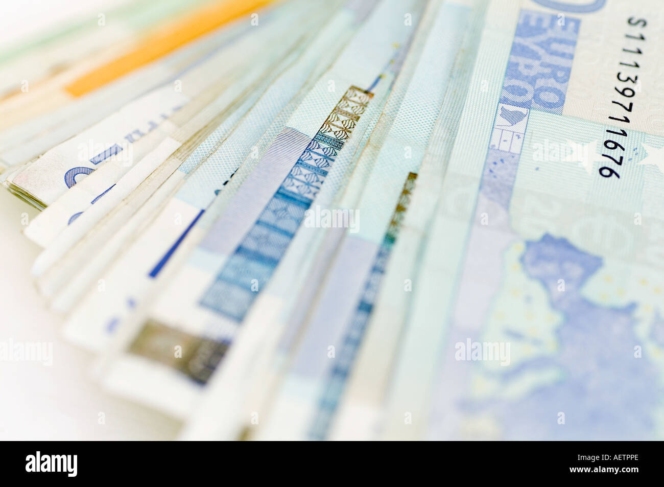 Banknotes on a surface Stock Photo - Alamy