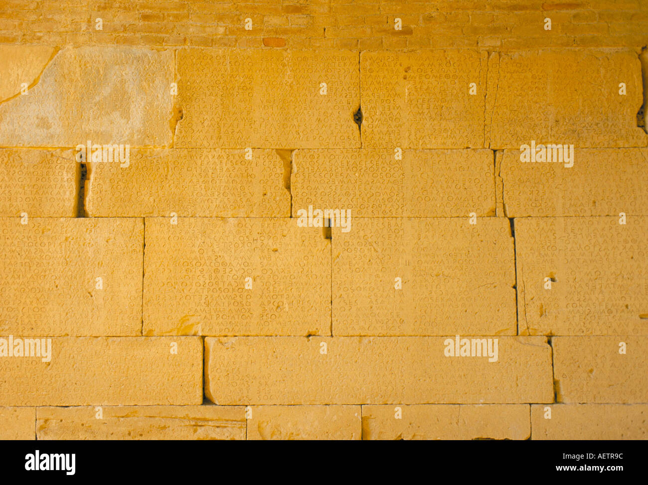 The Law of Gortyna massive stone tablets dating from the 5th century BC ...