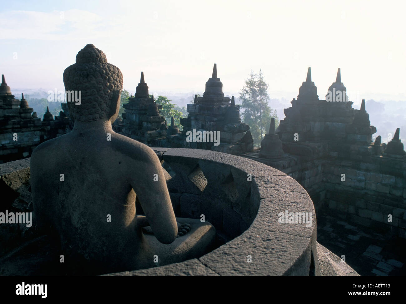 Arupadhatu Buddha 8th century Buddhist site of Borobudur UNESCO World ...