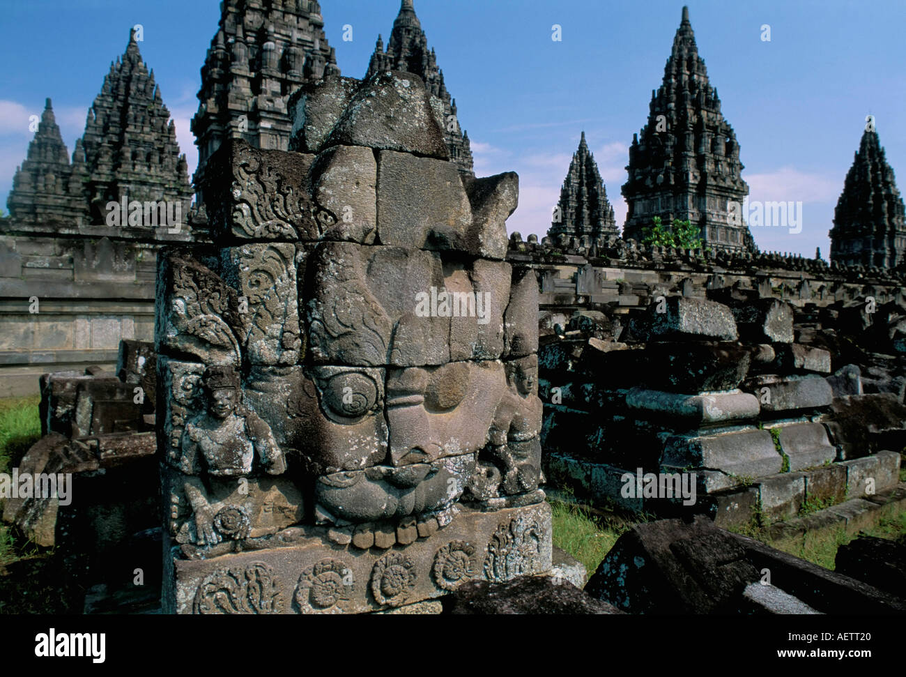 Hindu temples of Candi Prambanan UNESCO World Heritage Site Yogyakarta ...