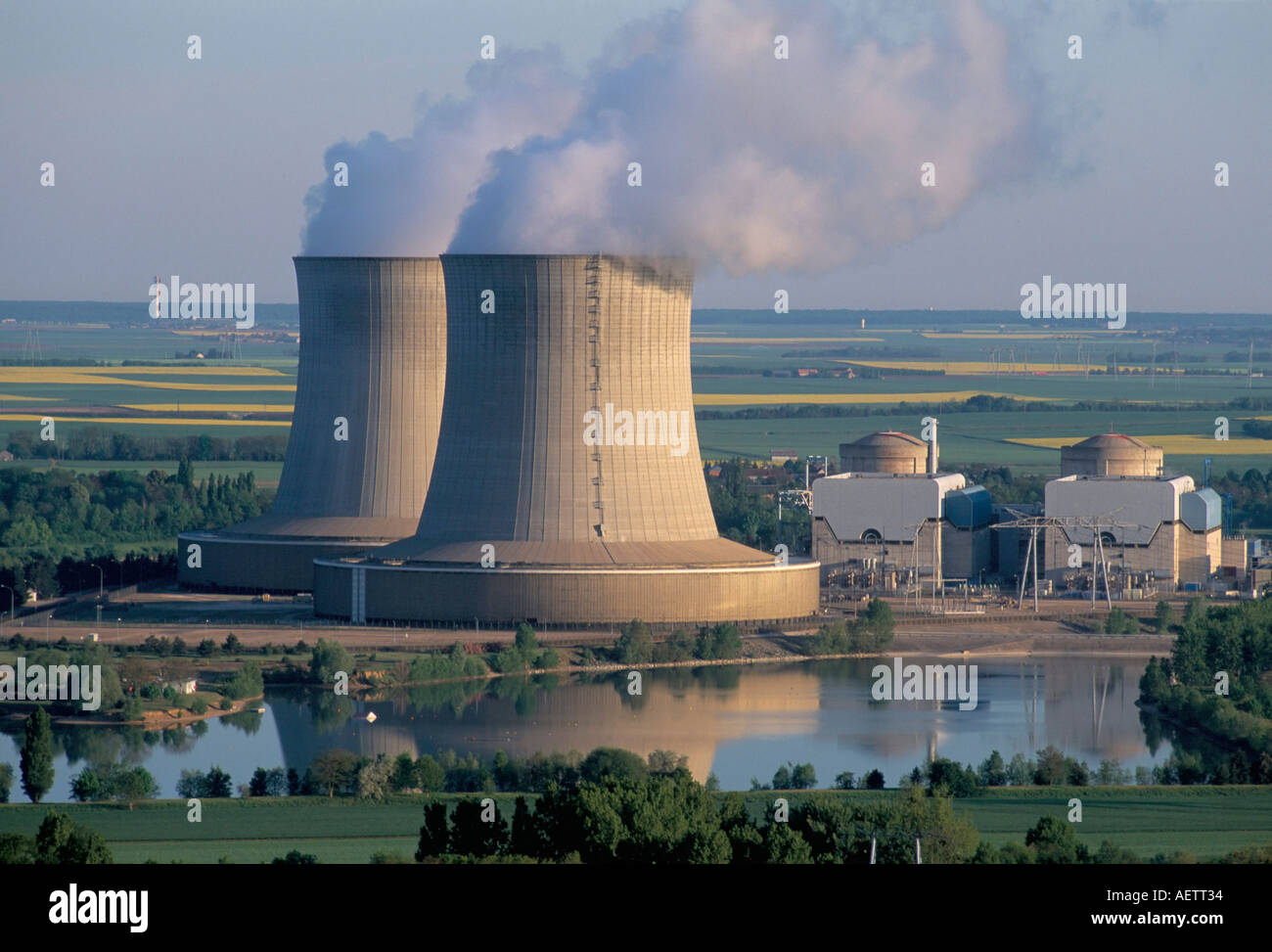France nuclear station aerial hi-res stock photography and images - Alamy