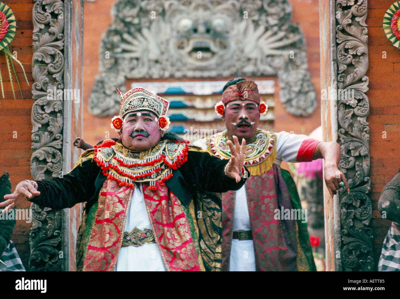 Barong classic dance Batubulan temple island of Bali Indonesia ...