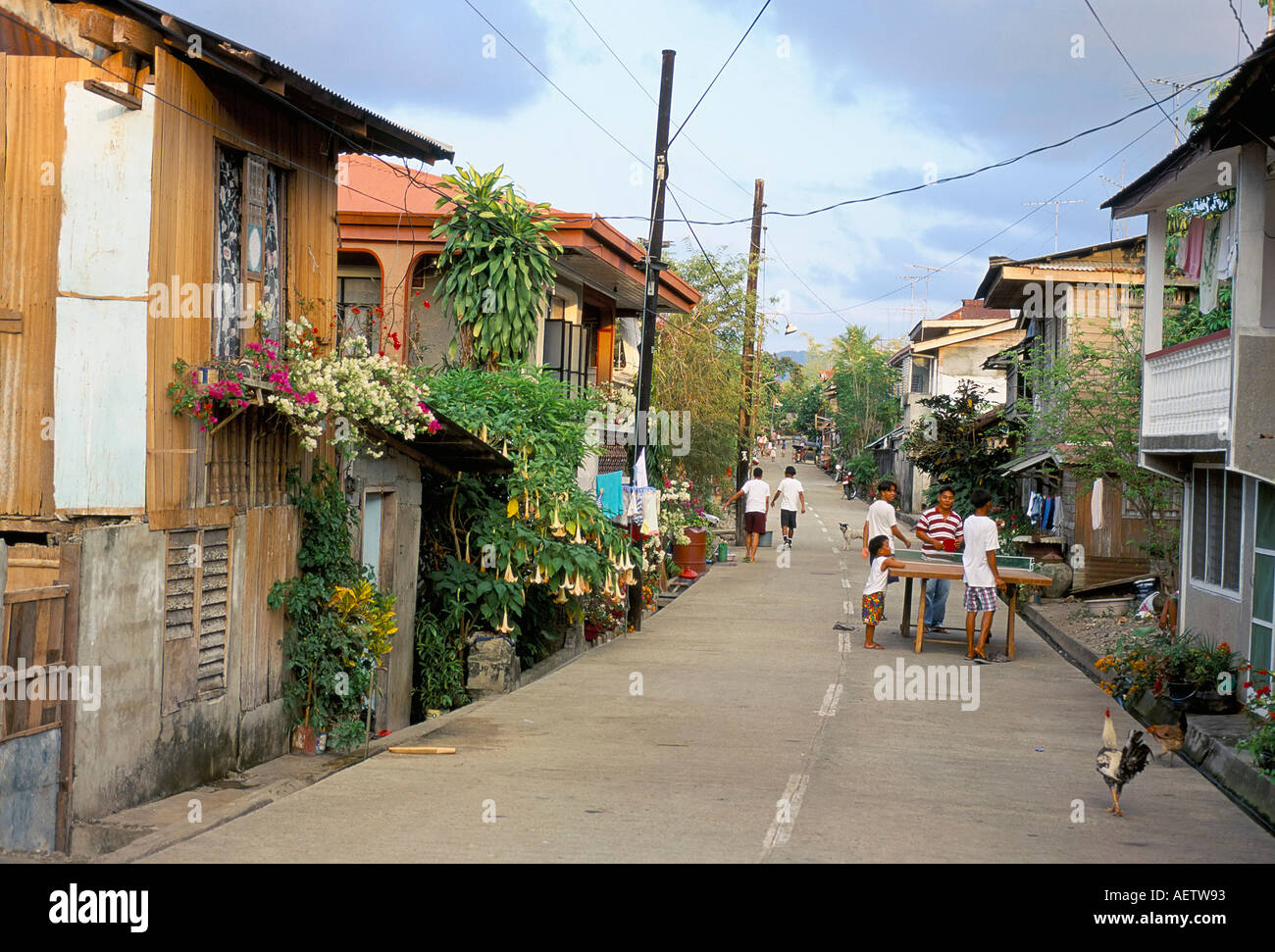 Town of Boac island of Marinduque south of Luzon Philippines Southeast ...