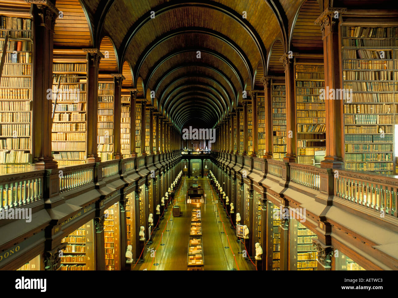 Gallery of the Old Library Trinity College Dublin County Dublin Eire ...