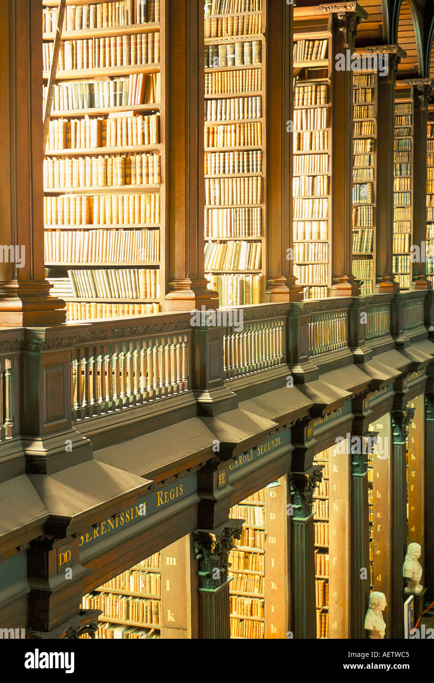 Gallery of the Old Library Trinity College Dublin County Dublin Eire ...