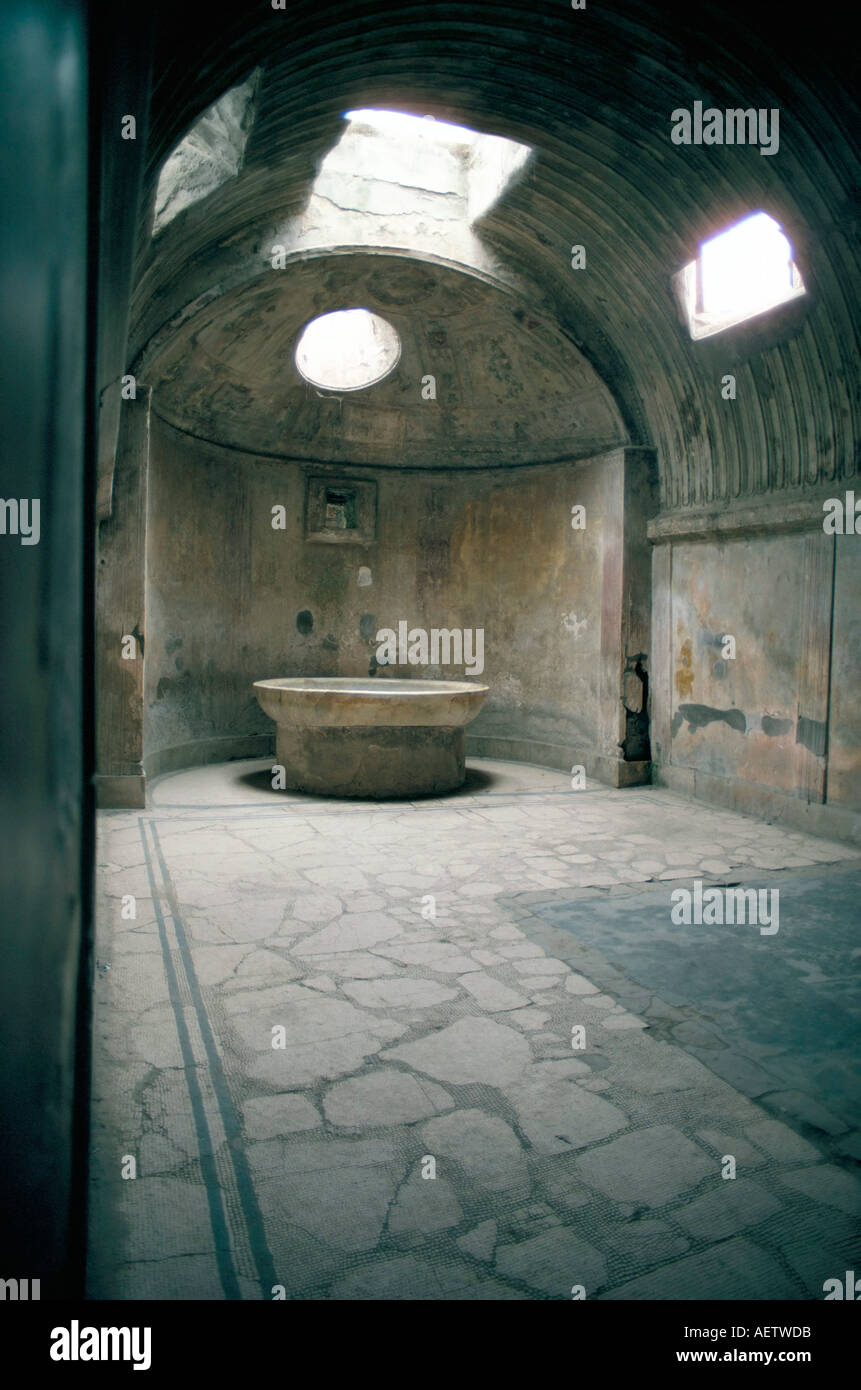 Reconstruction of the roman baths hi-res stock photography and images ...