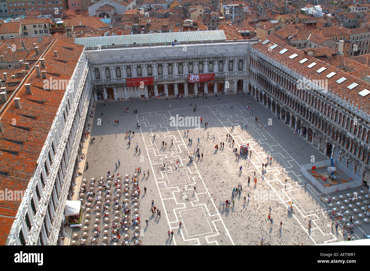 St. Mark’s square from high angle Stock Photo - Alamy