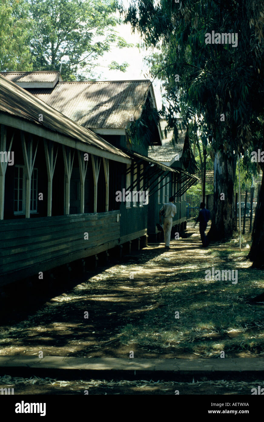 Wooden colonial building built to be the Police Headquarters in Nairobi ...